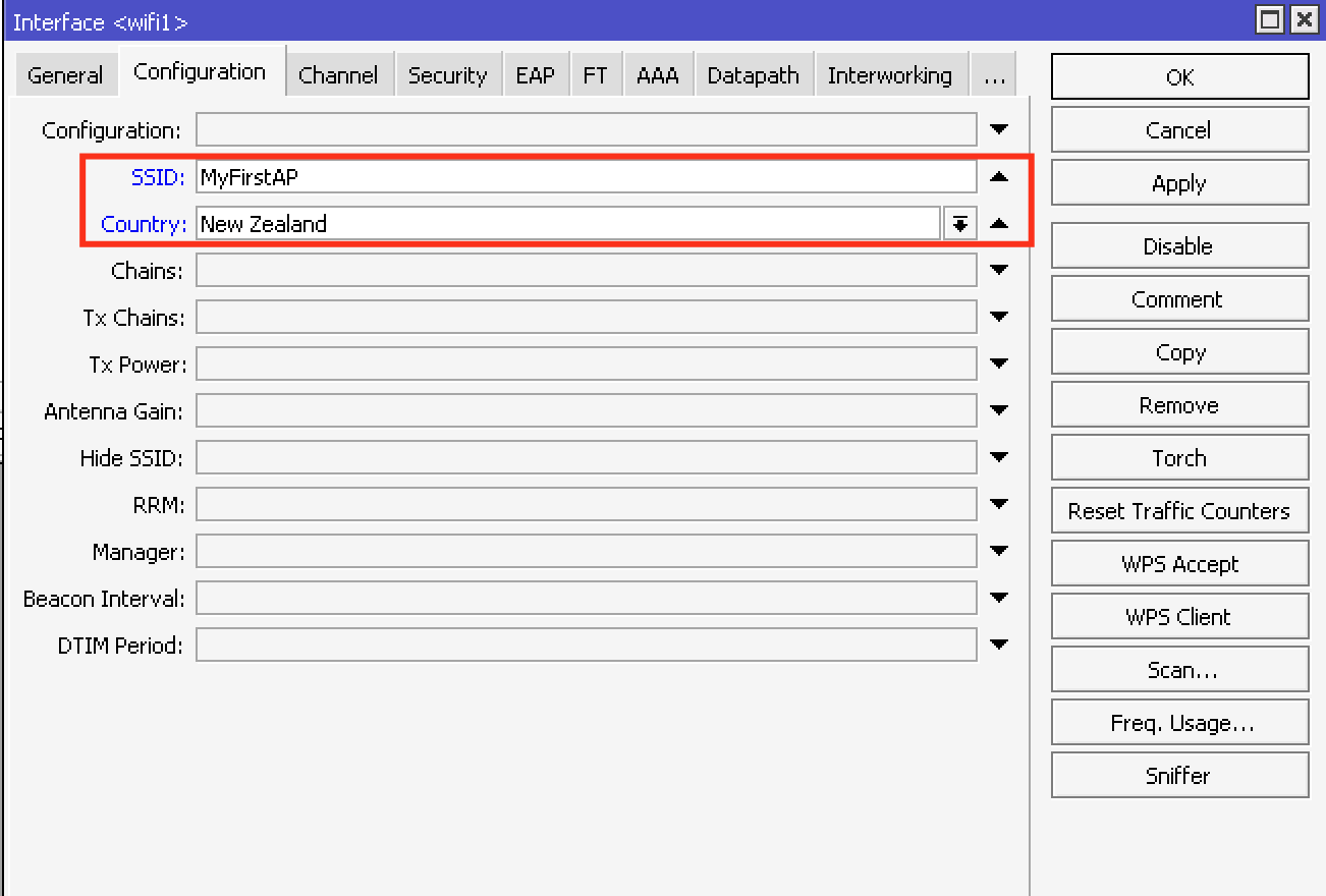 Как настроить WiFi на RouterOS 7 (используя wifiwave2)